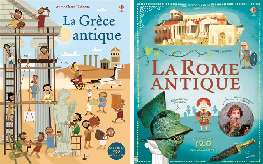 Autocollants pour les plus jeunes : La Grèce antique & La Rome antique ...