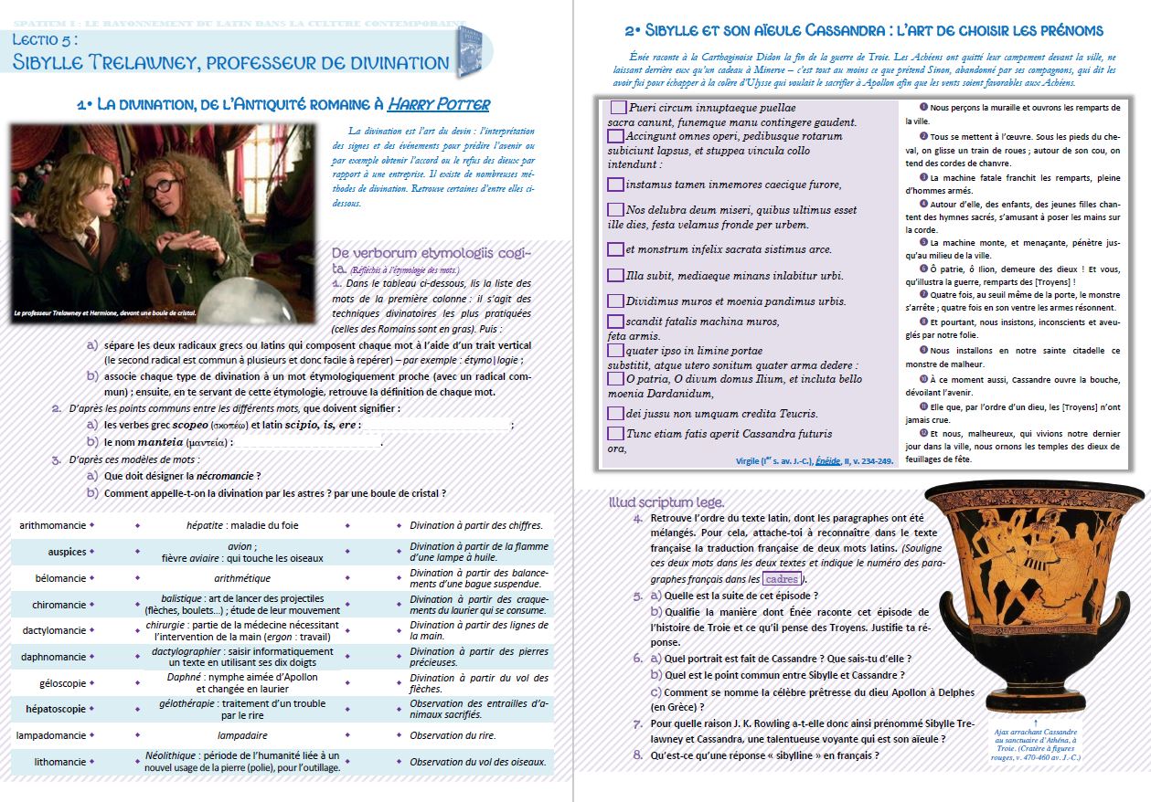 Séquence latin 3e – Le rayonnement du latin dans la culture ...